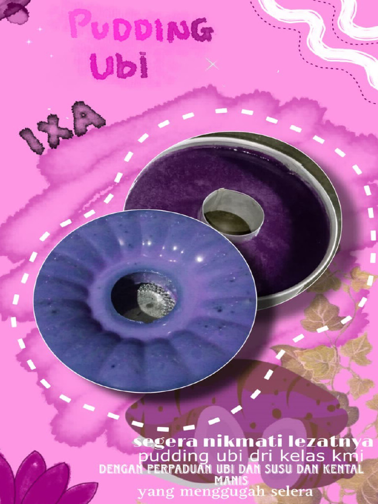 Poster Pudding Ubi | PDF