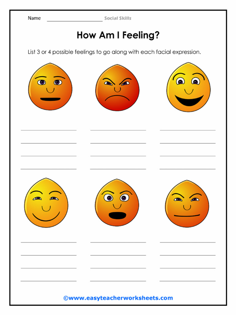 How Am I Feeling | PDF