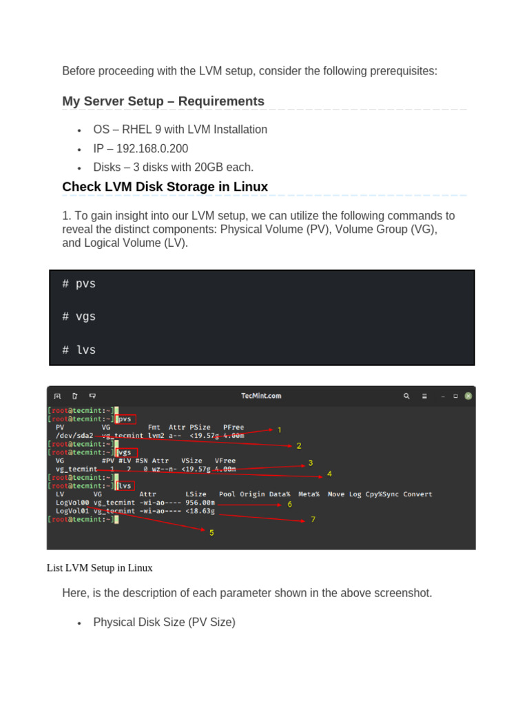 LVM | PDF | Computer Science | Computer Data Storage