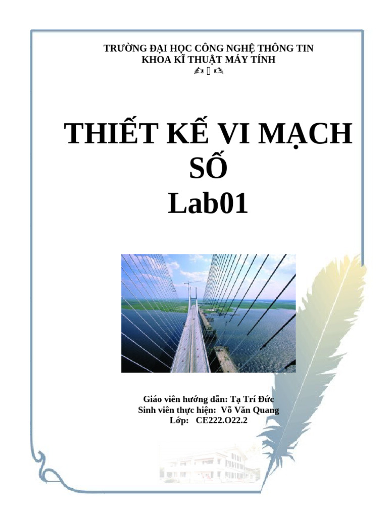 Lab01 VoVanQuang 21521351 | PDF