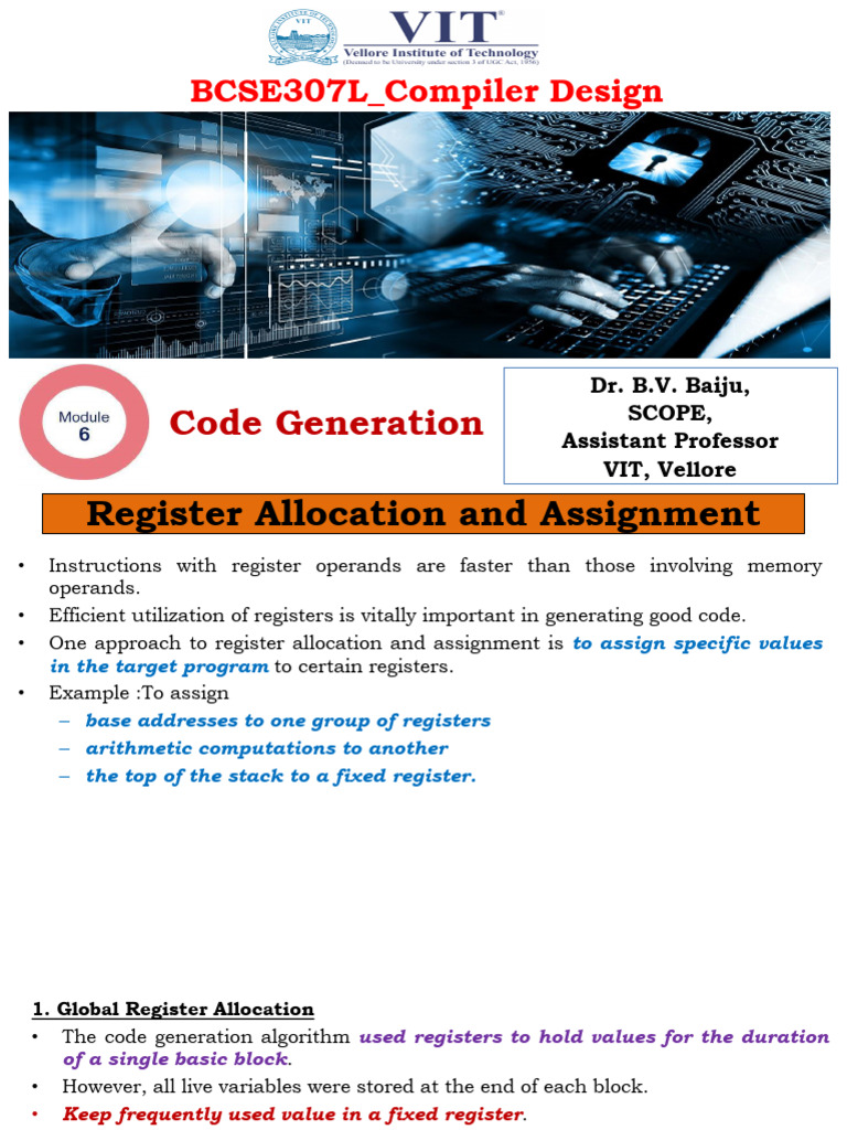 36-Register Allocation and Assignment-06-11-2024 | PDF | Computing ...