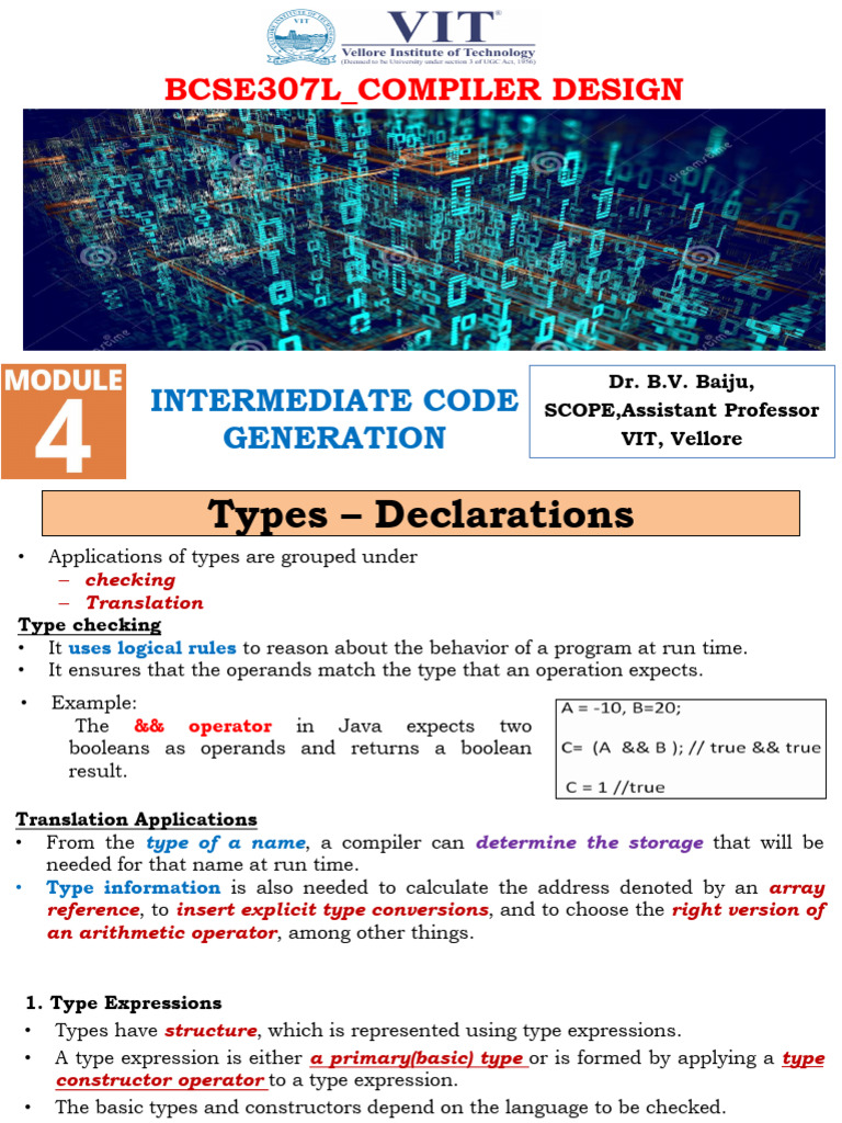 25-Types - Declarations-11-09-2024 | PDF | Boolean Data Type | Data Type