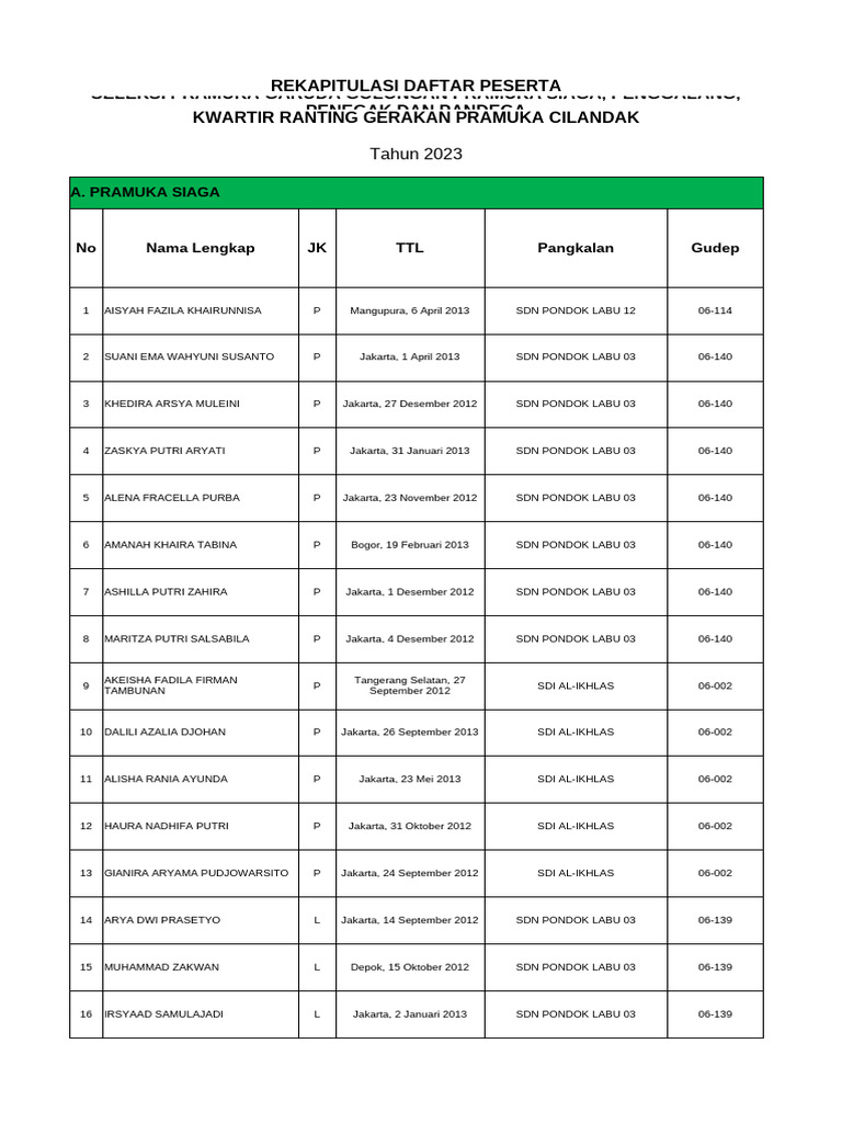 2024 SPG Blangko Penilaian Administrasi | PDF