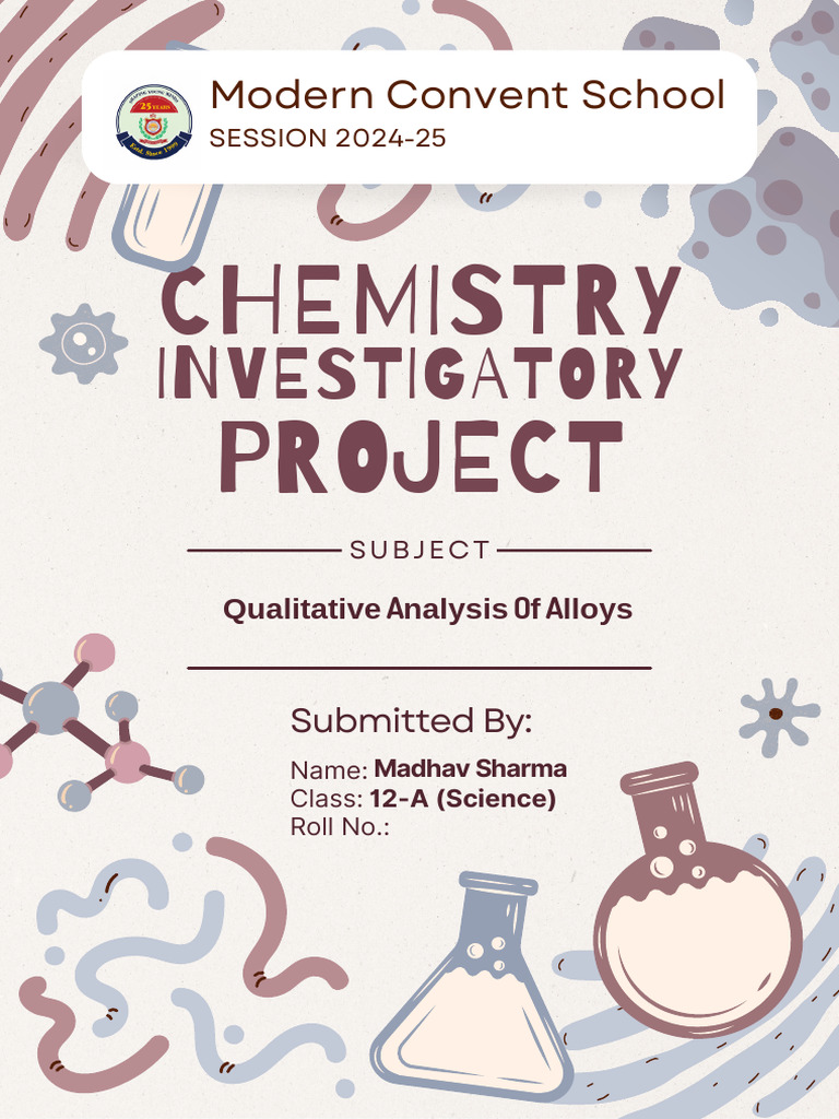 Chemistry Example Project | PDF | Alloy | Rust