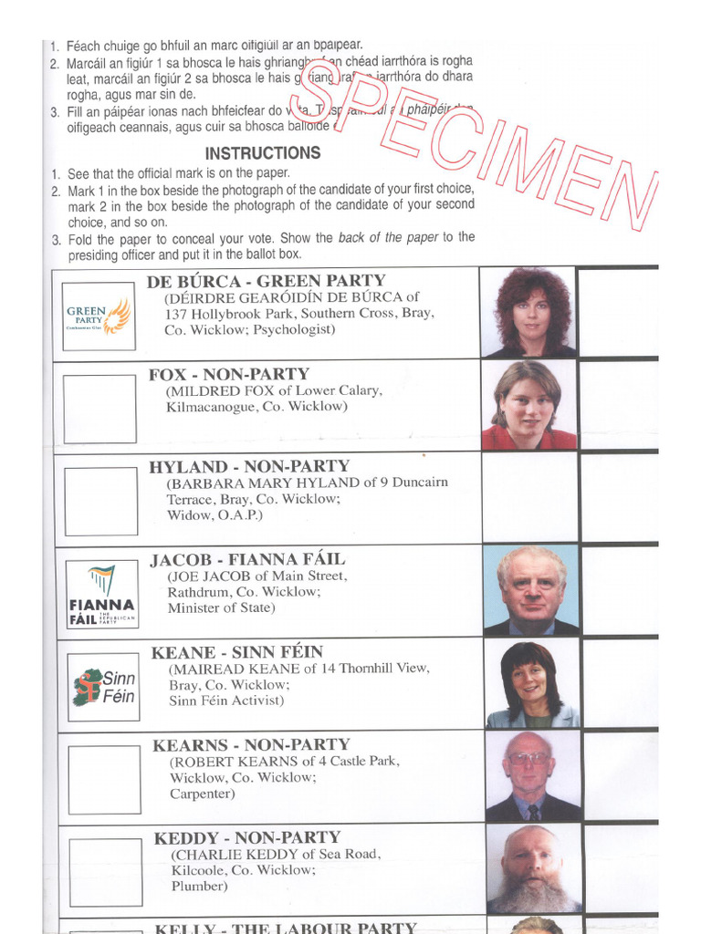 Sample-ballot-paper | PDF