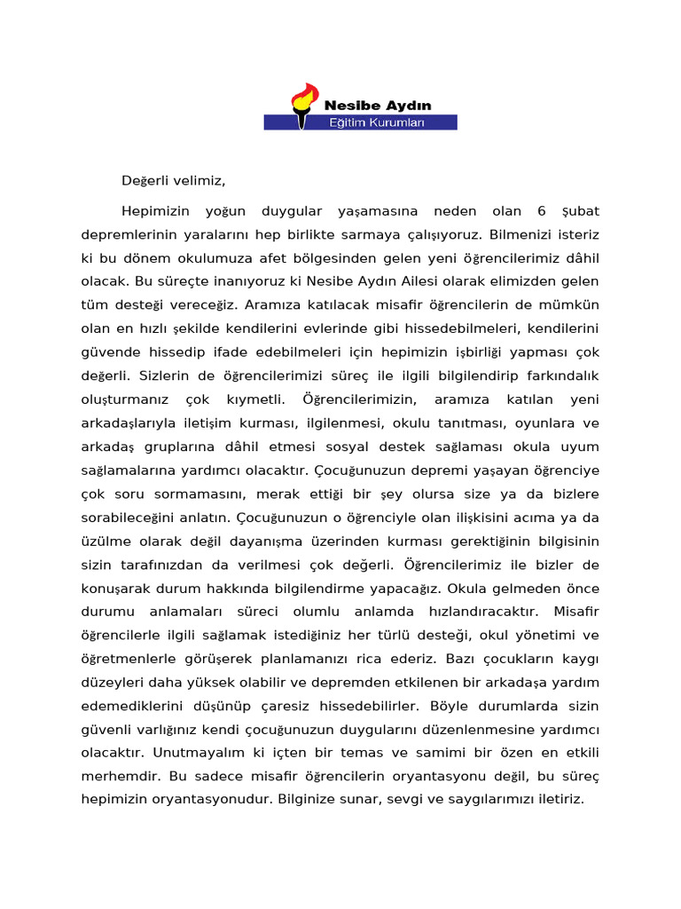 Ogretmen Takip Veli-Bilgilendirme-Yazisi | PDF