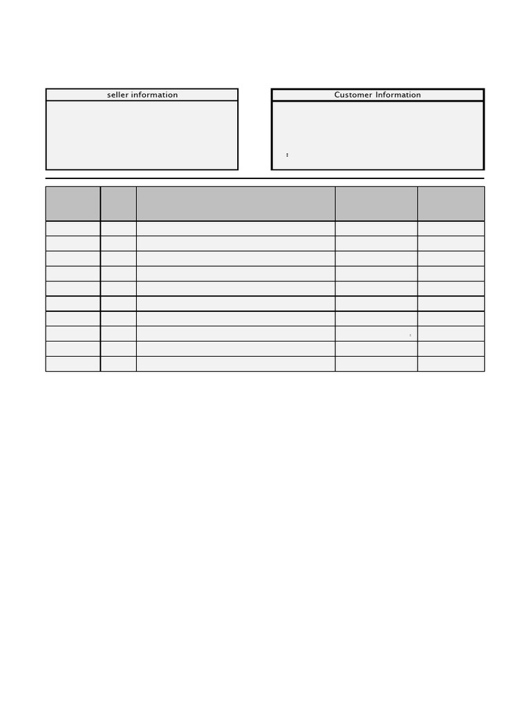 Commercial Invoice | PDF