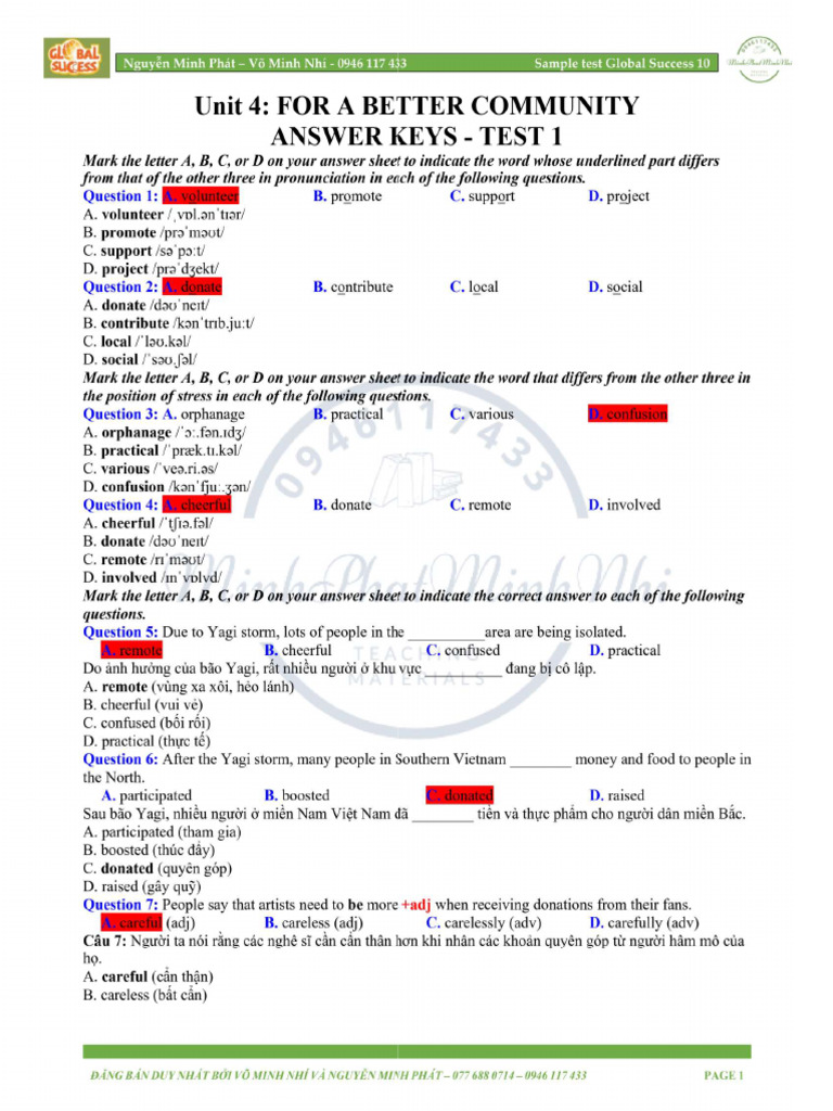 L10 - Key Unit 4 | PDF