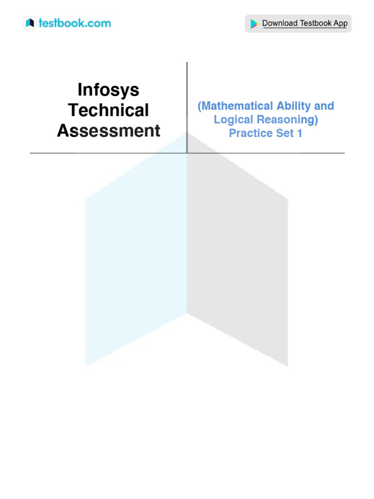 Infosys Technical Assessment Mathematical Ability and Logical Reasoning ...