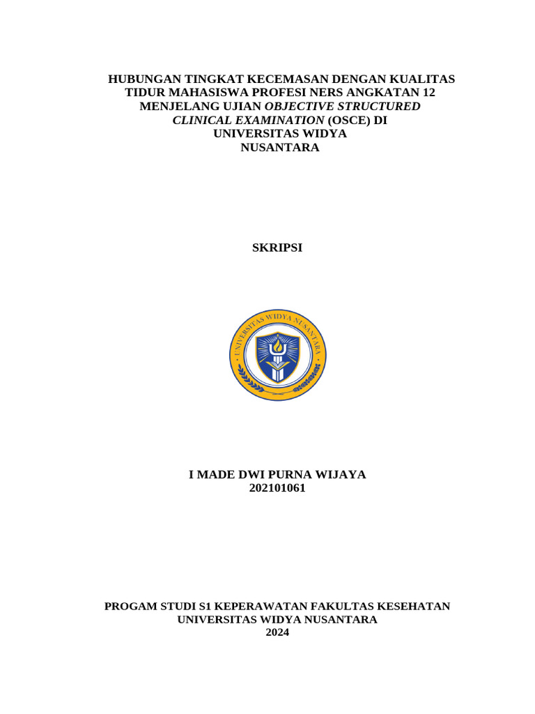 Skripsi Fiks Made Dwi | PDF