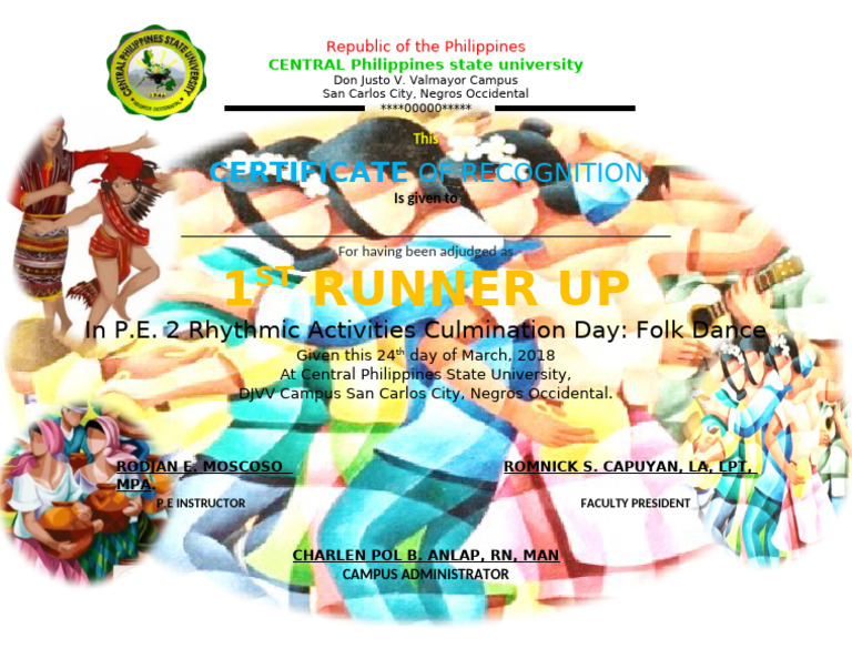 1st Runner Up | PDF