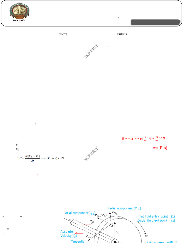 V SEM PPT TM Module - 2 - Watermark | PDF | Turbomachinery | Turbine