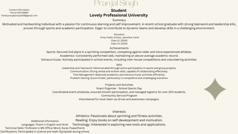 Pranjal Singh Resume | PDF