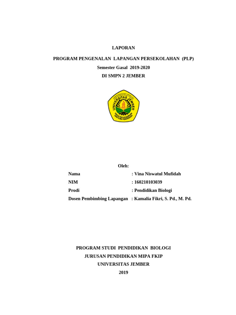 Laporan PLP | PDF