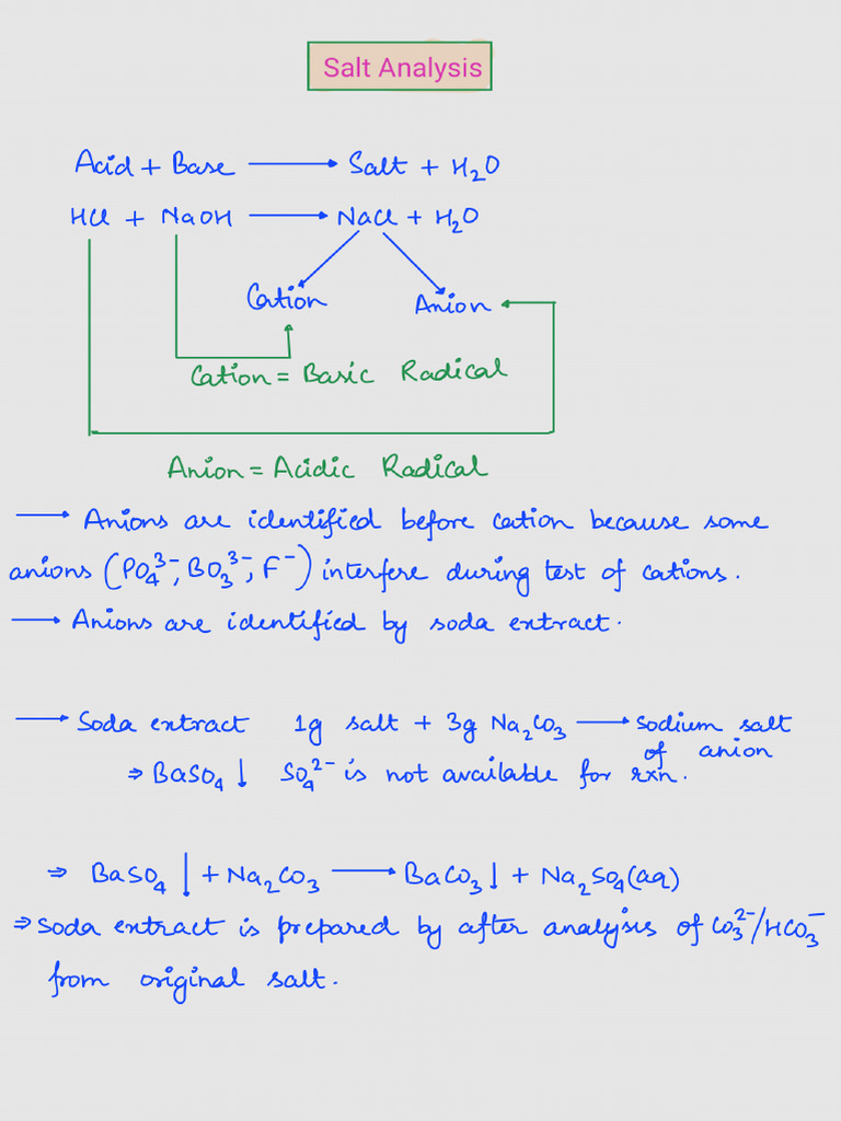 Salt Analysis - 241122 - 020525 | PDF