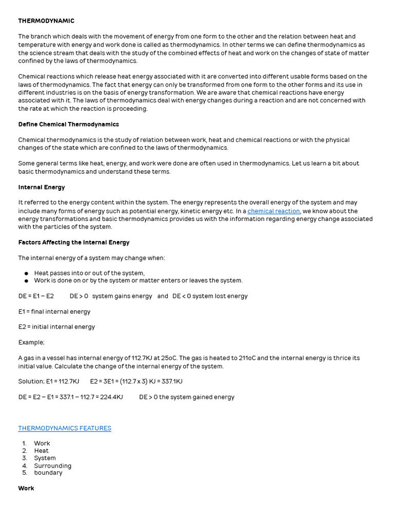 Thermodynamics for Engineers | PDF | Heat | Thermodynamics