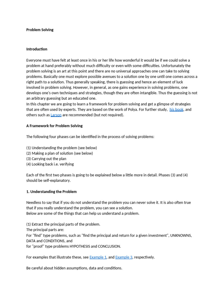 Introduction To Problem Solving | PDF | Rectangle | Contradiction