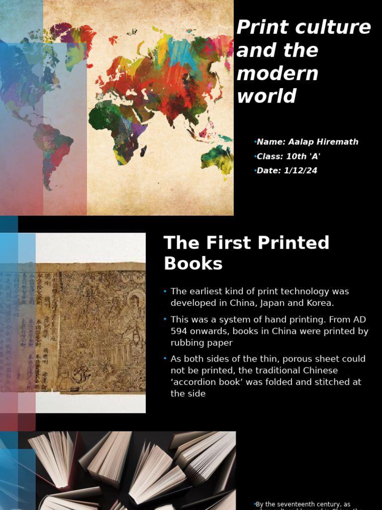 Evolution of Print Culture in Asia | PDF