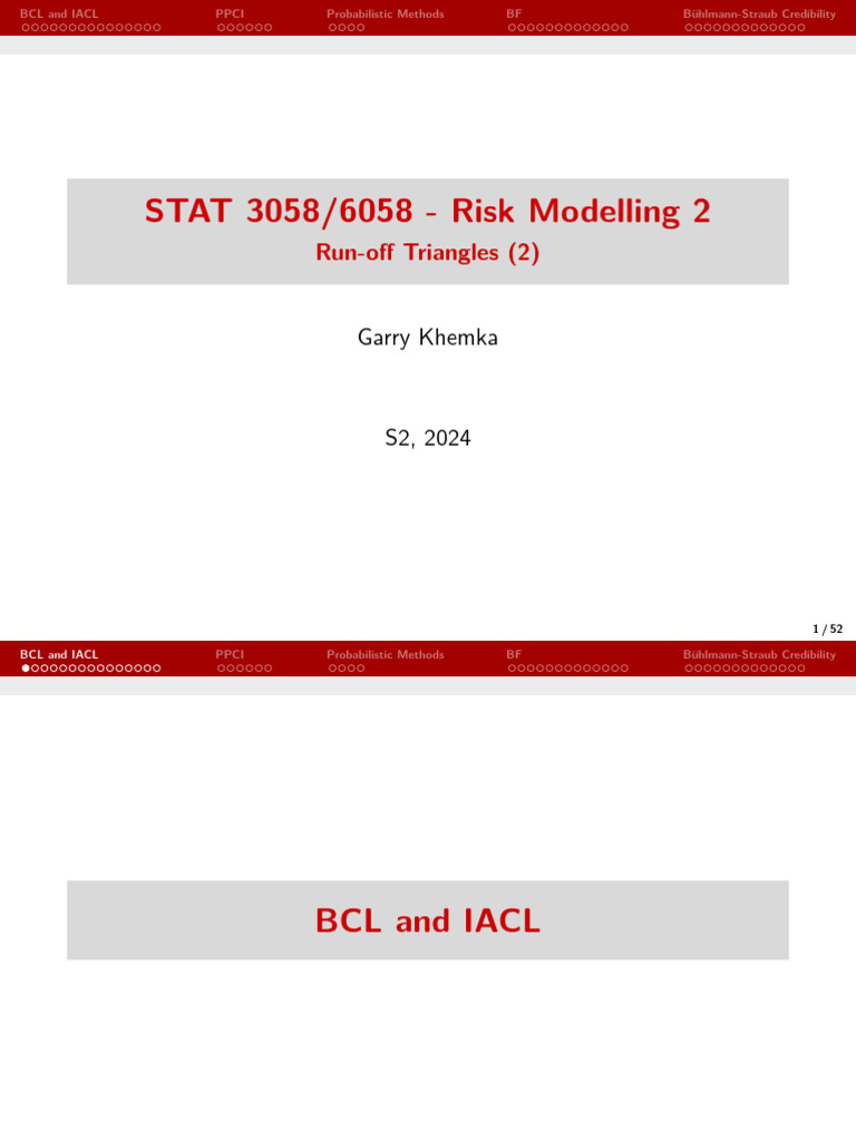 Run-off-Triangles-2 | PDF | Confidence Interval | Inflation
