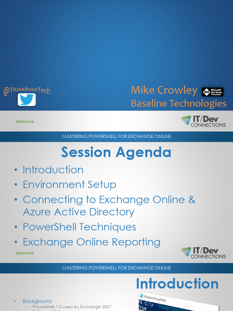 Mastering Powershell For Exchange Online v2 | PDF | Software | Microsoft