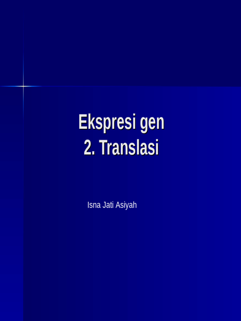 Translasi | PDF