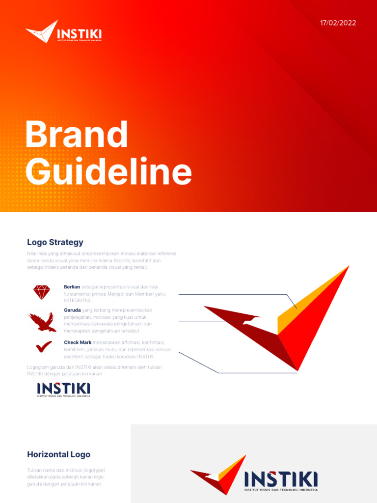 INSTIKI - Brand Guideline Revisi 1 - Maret 2022 | PDF