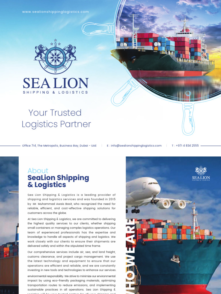 Sealion_Shipping_profile | PDF | Cargo | Logistics
