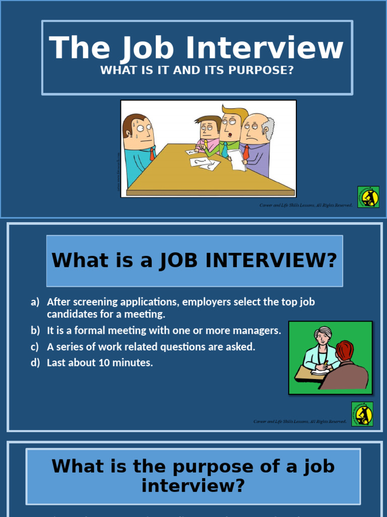 Lesson I Job Interview | PDF