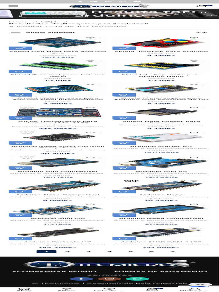Resultados Da Pesquisa Por "Arduino" - TECMICRO ANGOLA | PDF | Arduino | Software gratuito
