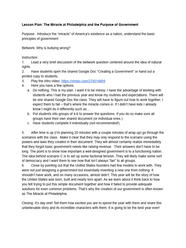 Purpose of Government | PDF