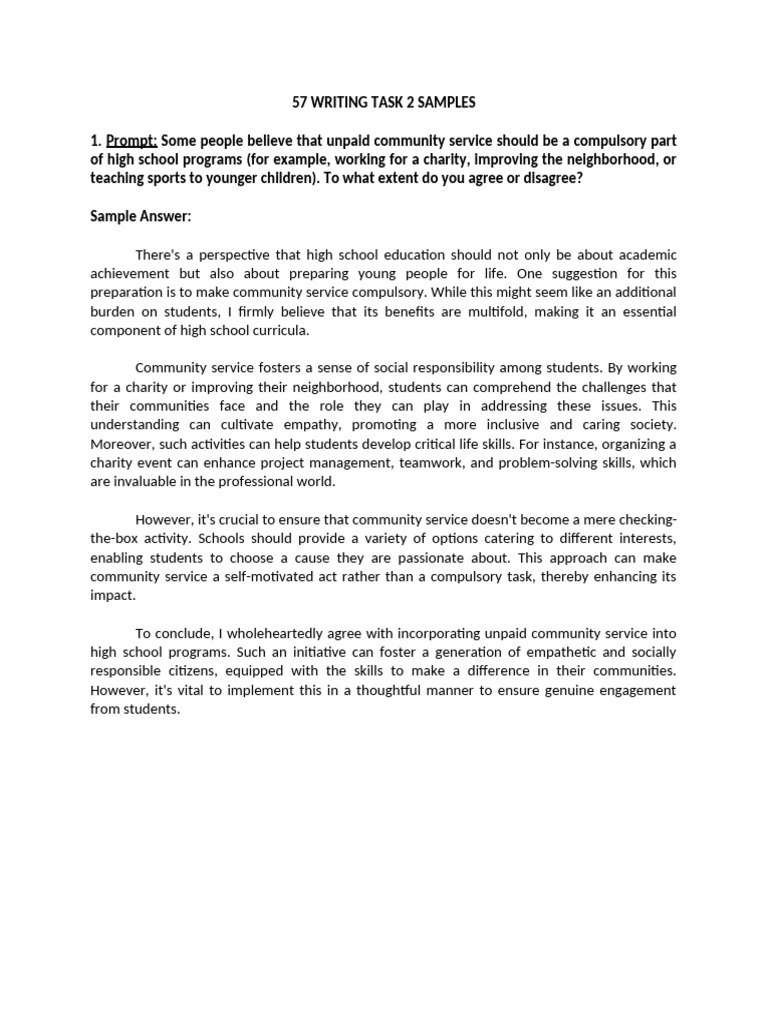 EXCLUSIVE-USE-57-Writing-Samples | PDF | Poverty & Homelessness ...