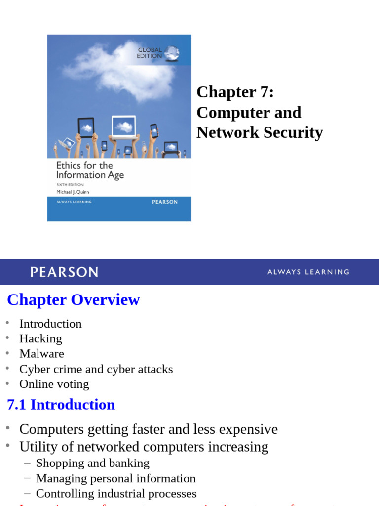 QUINN Edition 6 Chapter 7 | PDF | Computer Virus | Malware
