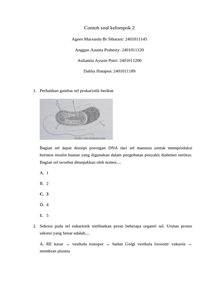 Proses Sekresi Sel Eukariotik | PDF