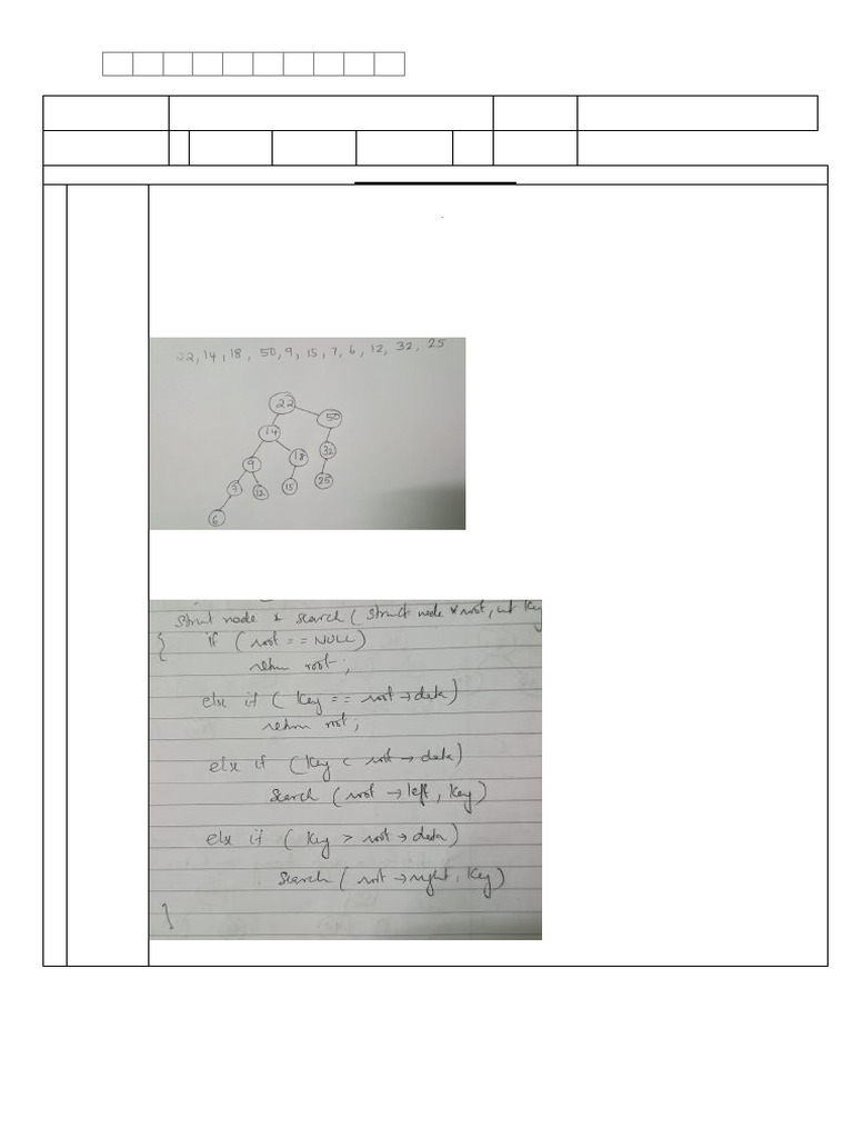 IAT-III Question Paper with Solution of BCS304 Data structure and ...