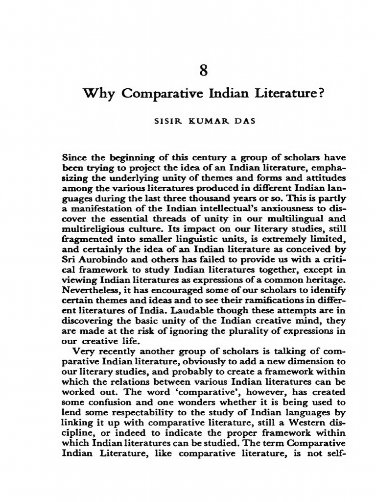 Sisir Kumar Das - Amiya Dev - Comparative Literature - Theory and Practice-Indian Institute of ...