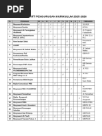 Jadual Semakan Buku Rekod Mengajar 2024-2025 (Kump A) | PDF