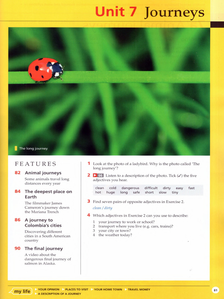 Life - Elementary 2e SB - Unit 7 | PDF
