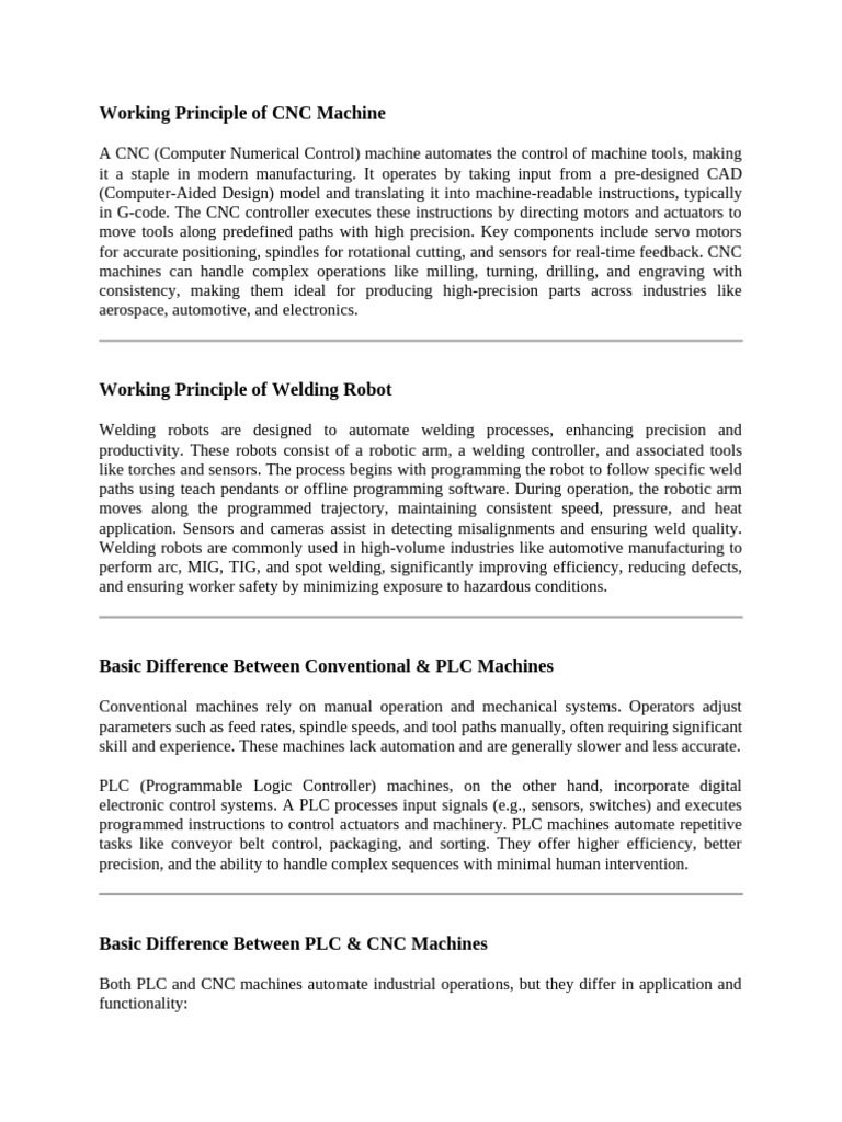 Case Studies | PDF | Programmable Logic Controller | Numerical Control