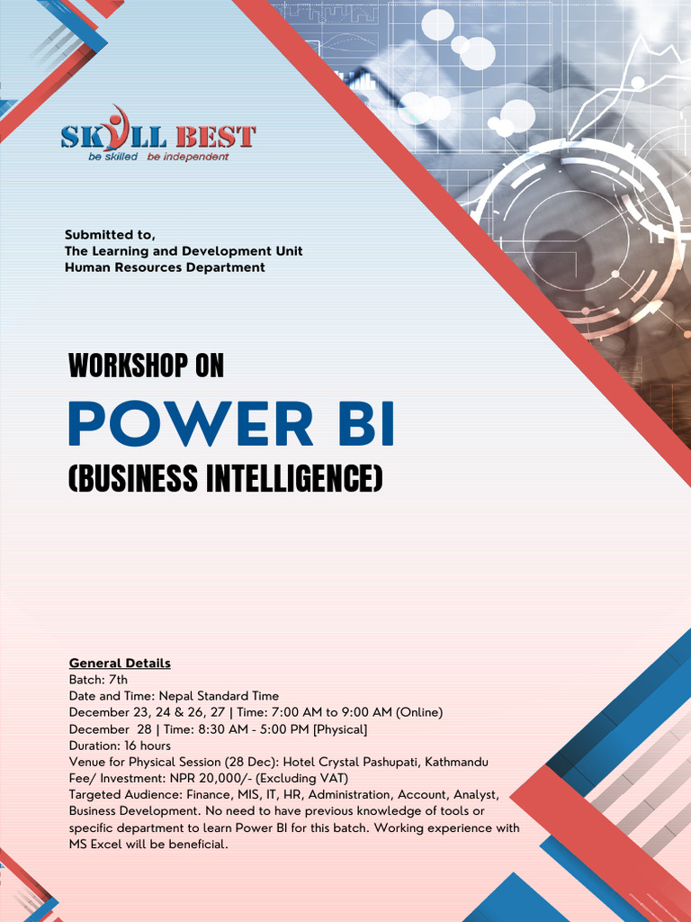 Proposal on Power BI | PDF | Microsoft Excel | Databases