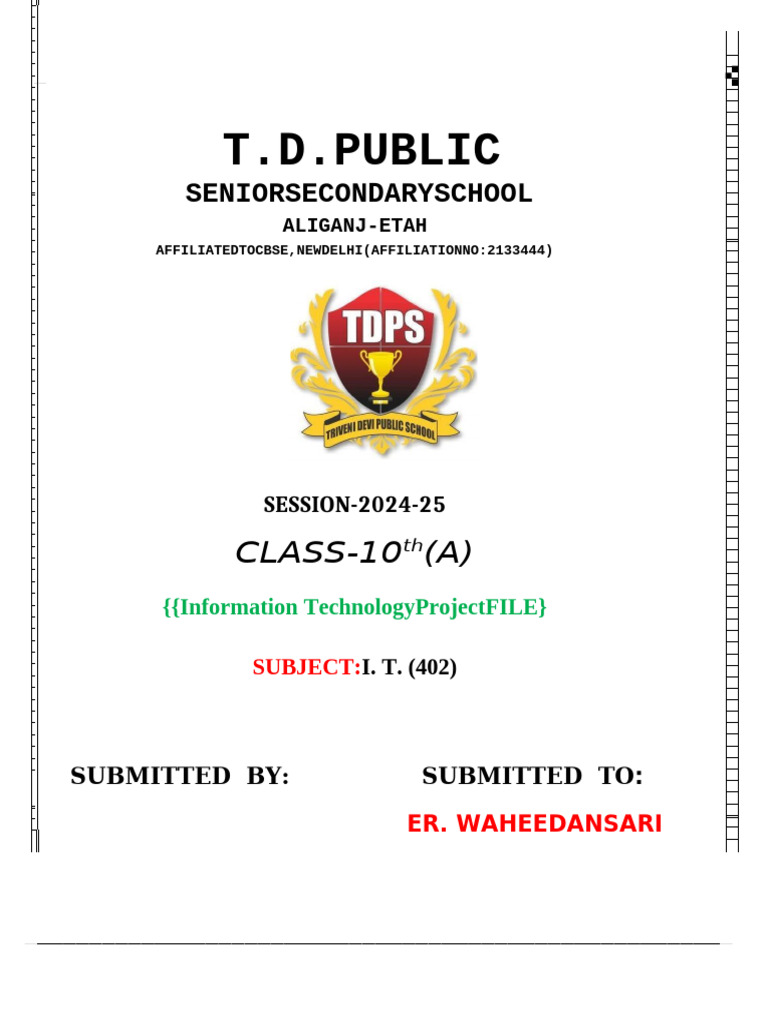 project file 10 -A+B | PDF | Sql | Information Technology Management