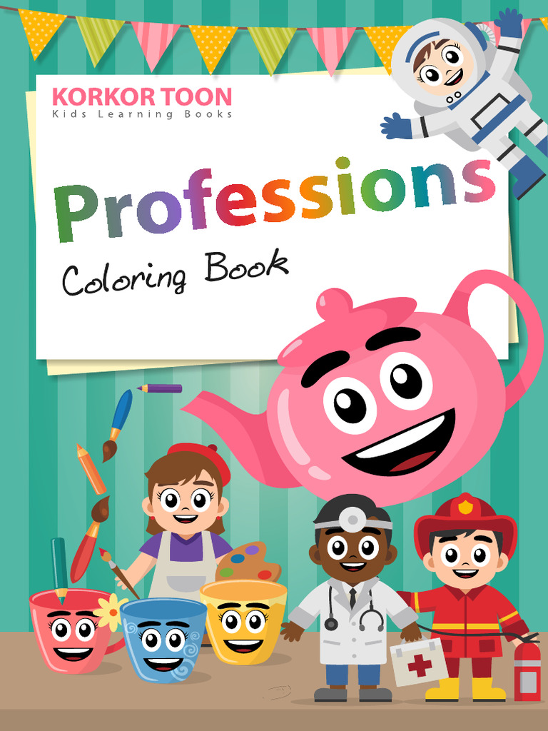 Professions Coloring Book | PDF