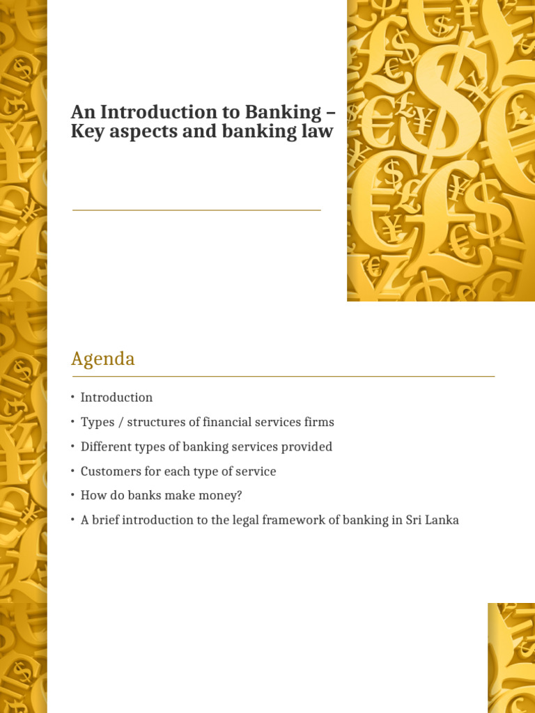 Intro to banking | PDF | Banks | Money