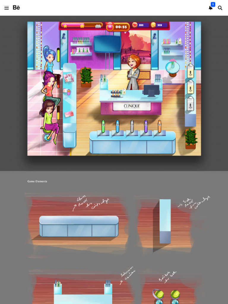 Game Design For CLINIQUE Behance | PDF