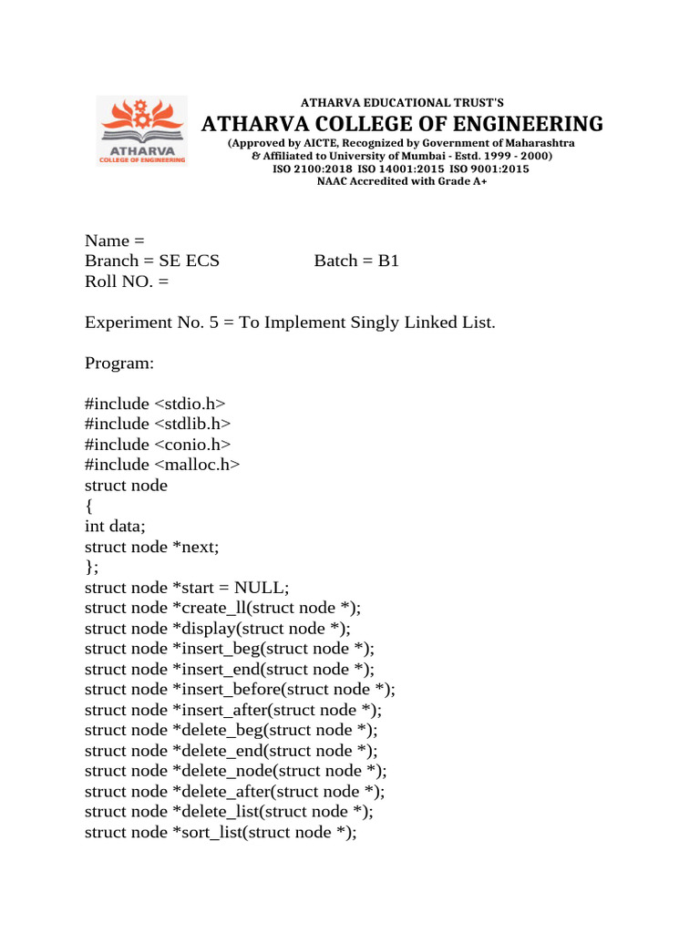 DSA_EXP_5_(1)[1] | PDF | Computer Libraries | Software