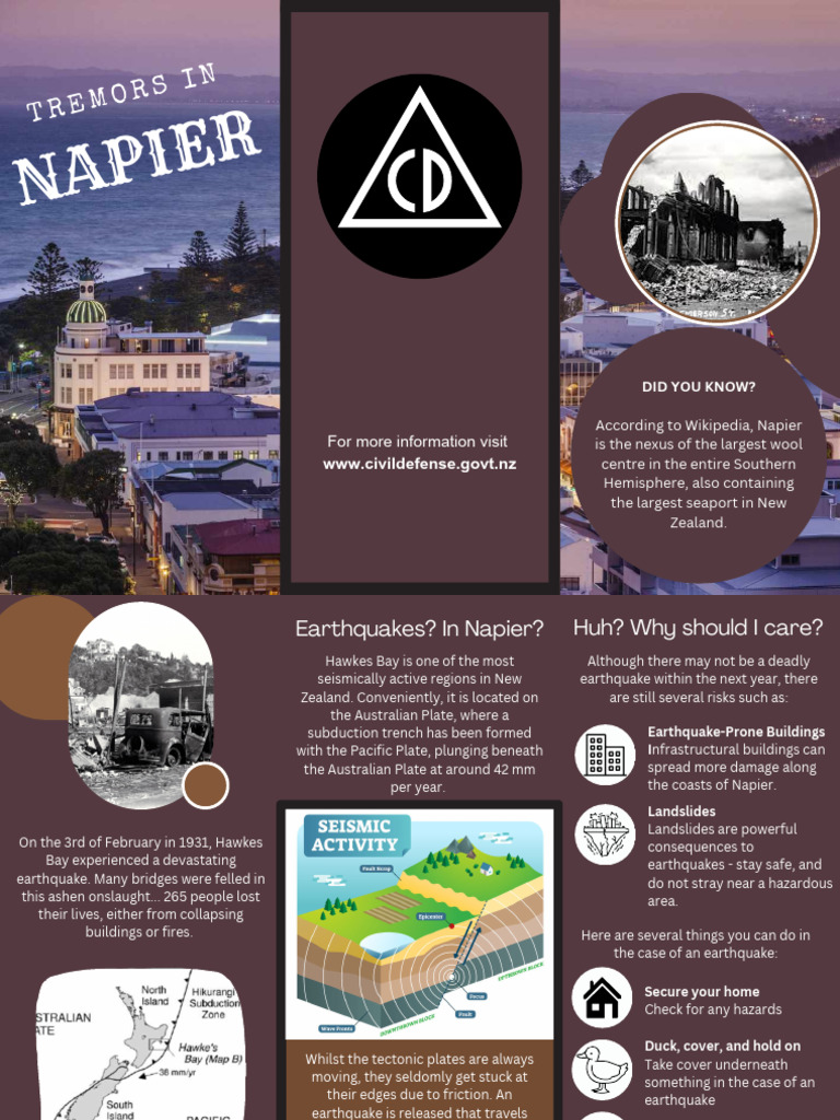Napier Earthquake Pamphlet | PDF | Earthquakes | Plate Tectonics