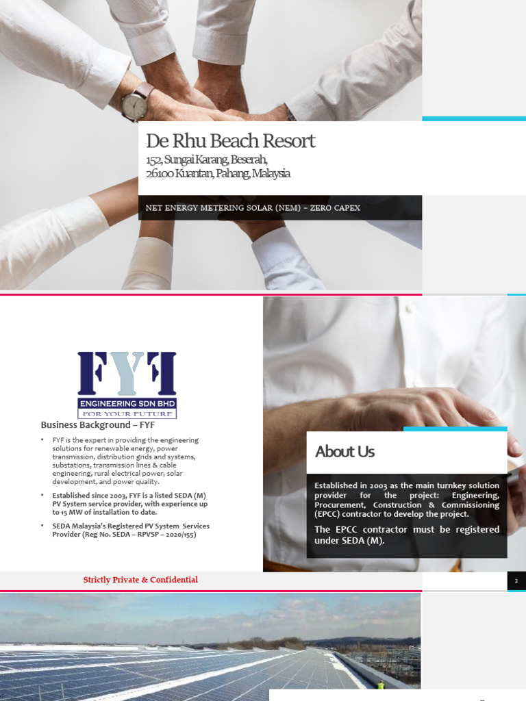 Zero Capex de Rhu Beach Resort-FYF | PDF | Solar Power | Photovoltaics