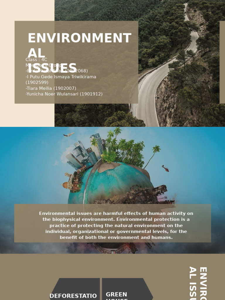 Group 3 Environmental Issues 2 | PDF | Pollution | Natural Environment