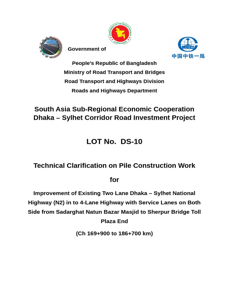 Technical Clarification of Bored Pile | PDF | Deep Foundation | Concrete