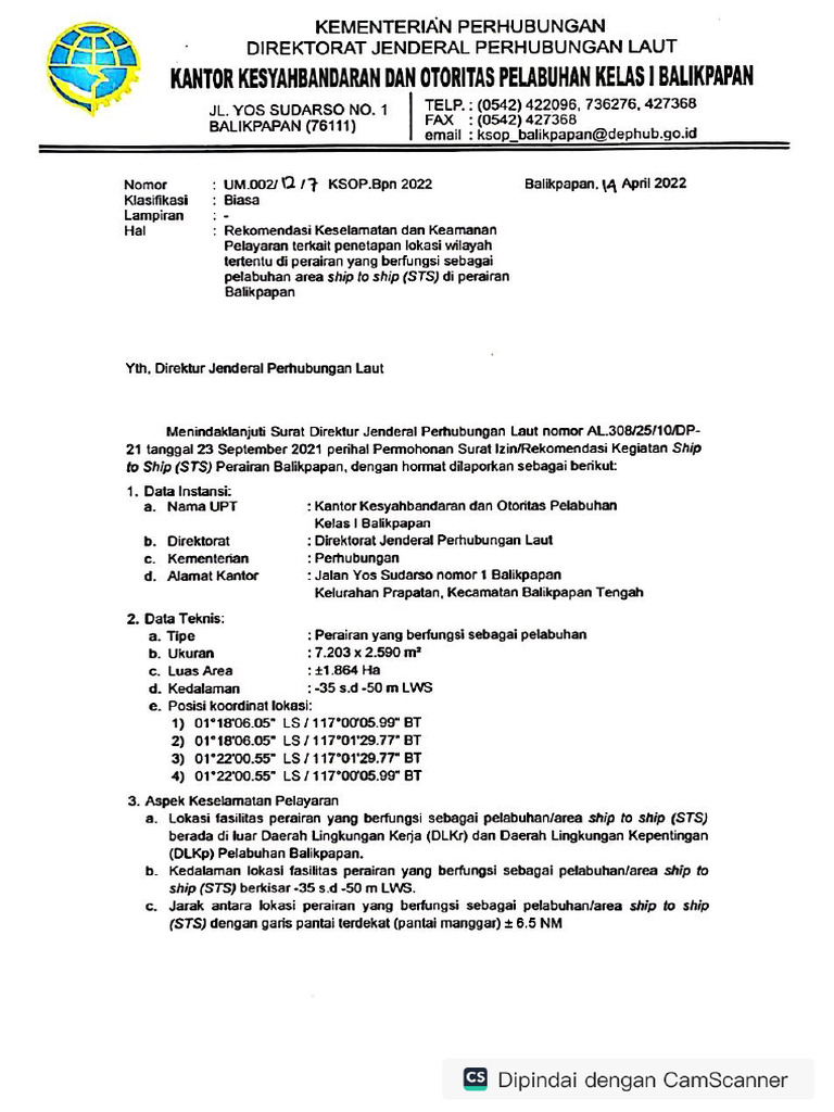 Rekomendasi Kesalamatan Dan Keamanan KSO | PDF