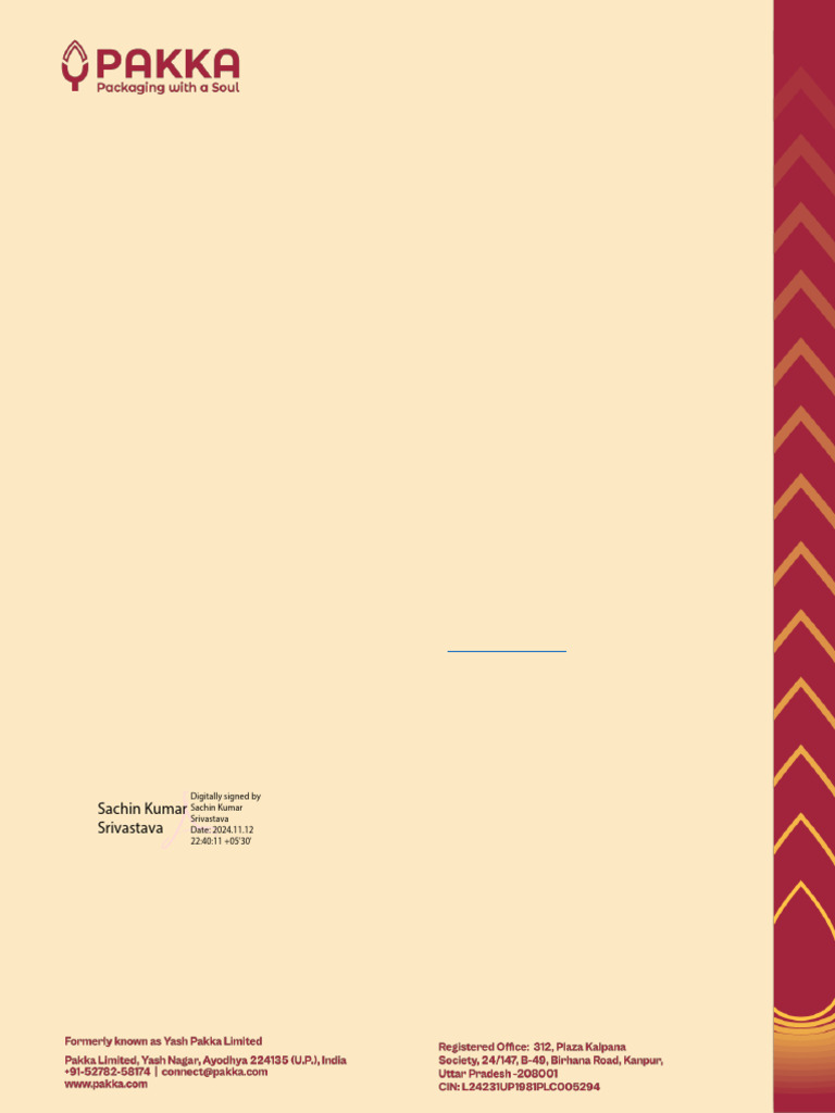 Pakka PPT q3 2025 | PDF